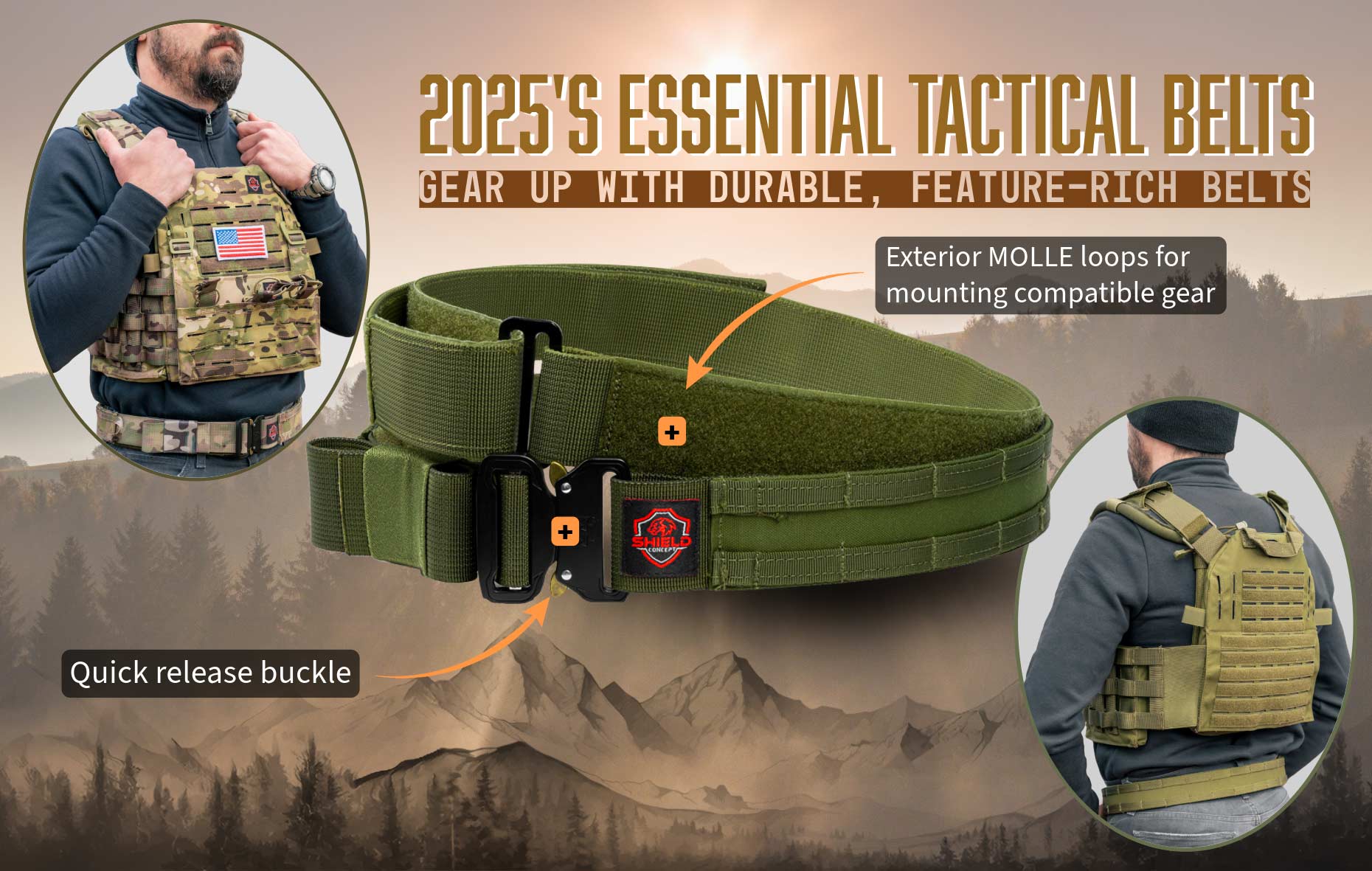 Must-Have Tactical Hunting Belts for 2025: Guide for Hunters – Shield ...