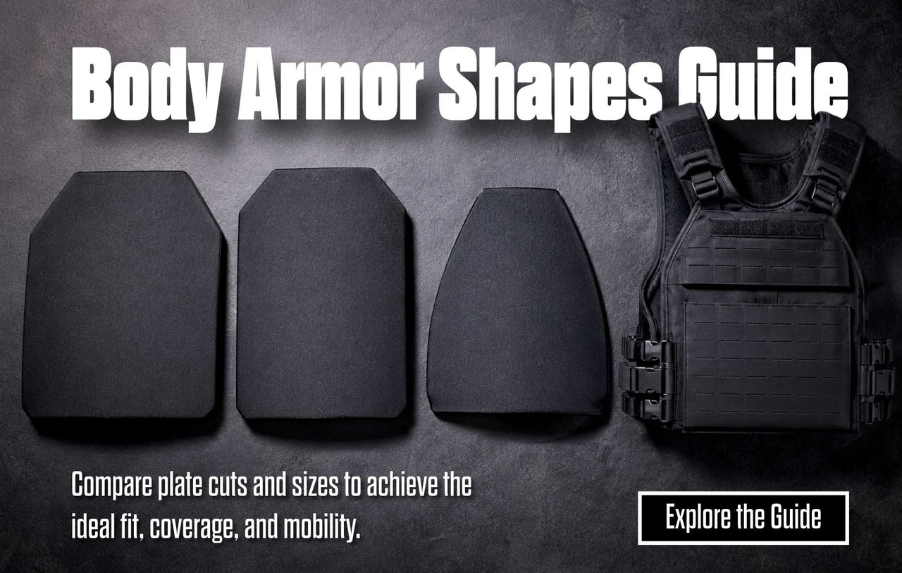 Body Armor Shapes and Sizes: Plate Cuts and Fit Guide – Shield Concept